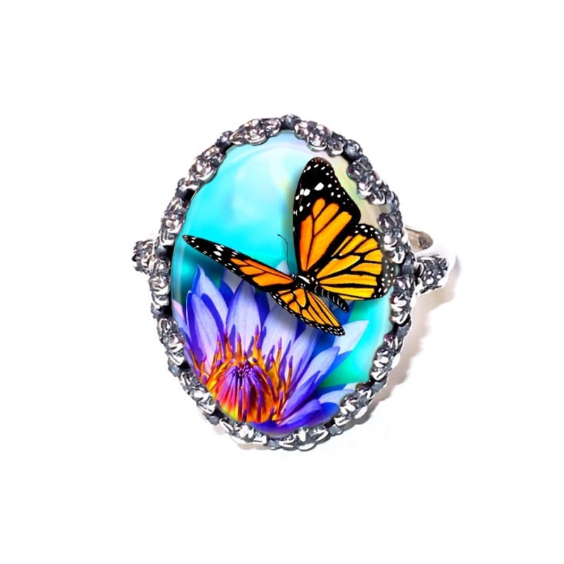 Butterfly Ring - Etsy