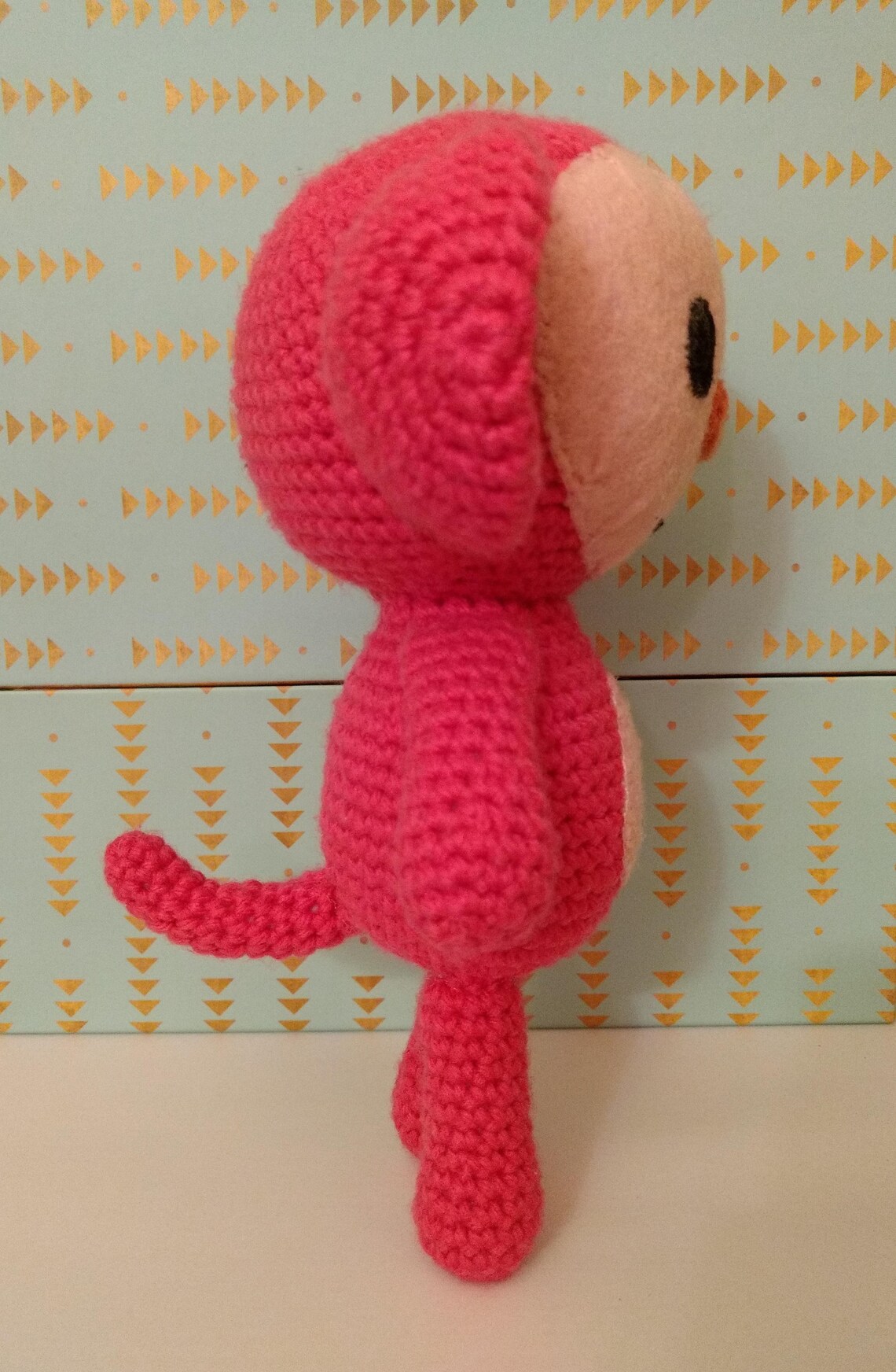 Pink Monkey Crochet Pattern - Etsy