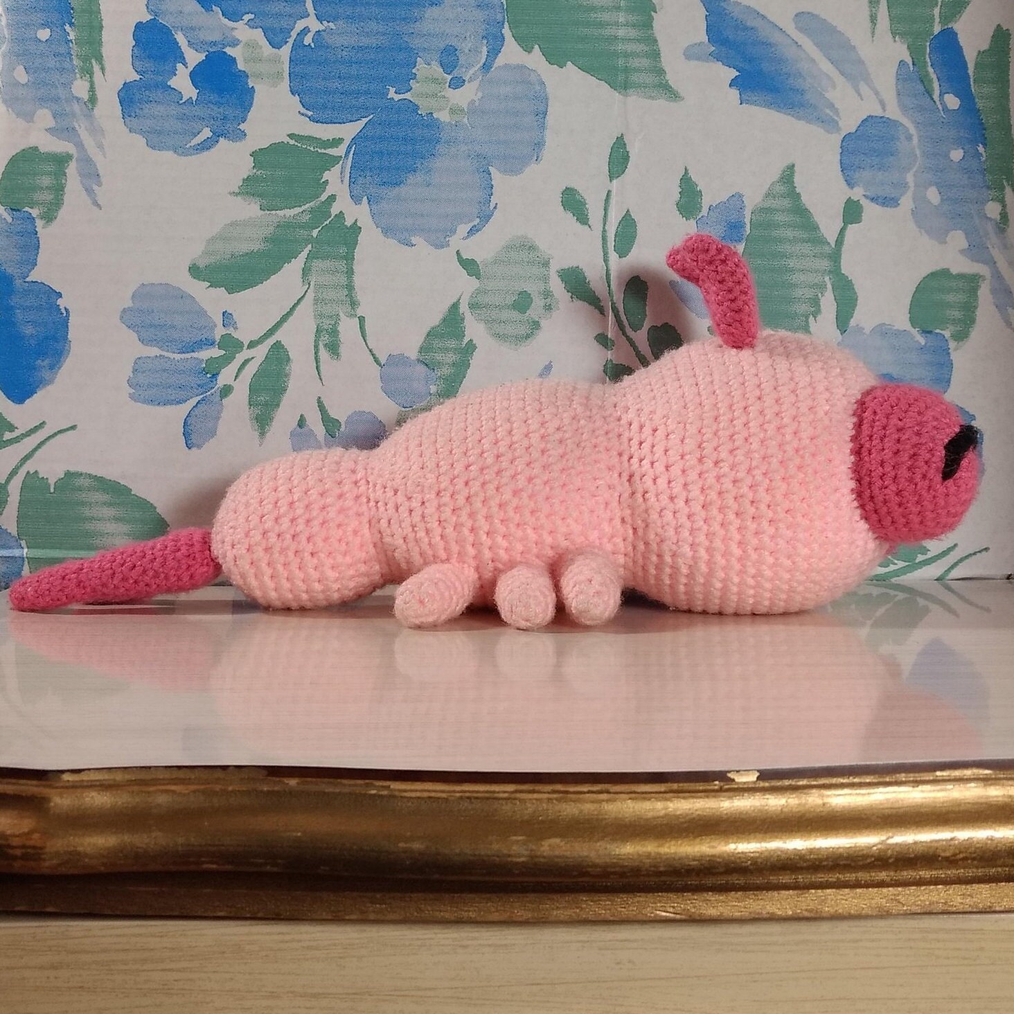 Pink Larva Crochet Pattern PDF | Etsy