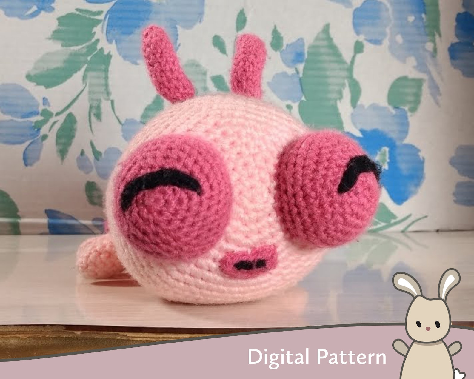 Pink Larva Crochet Pattern PDF - Etsy