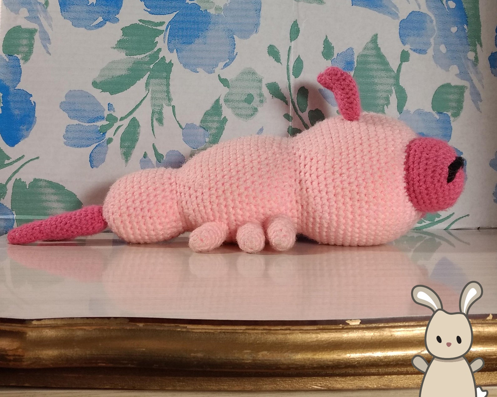 Pink Larva Crochet Pattern PDF - Etsy
