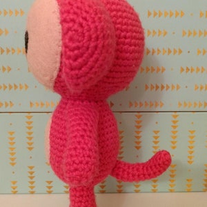 Pink Monkey Crochet Pattern - Etsy