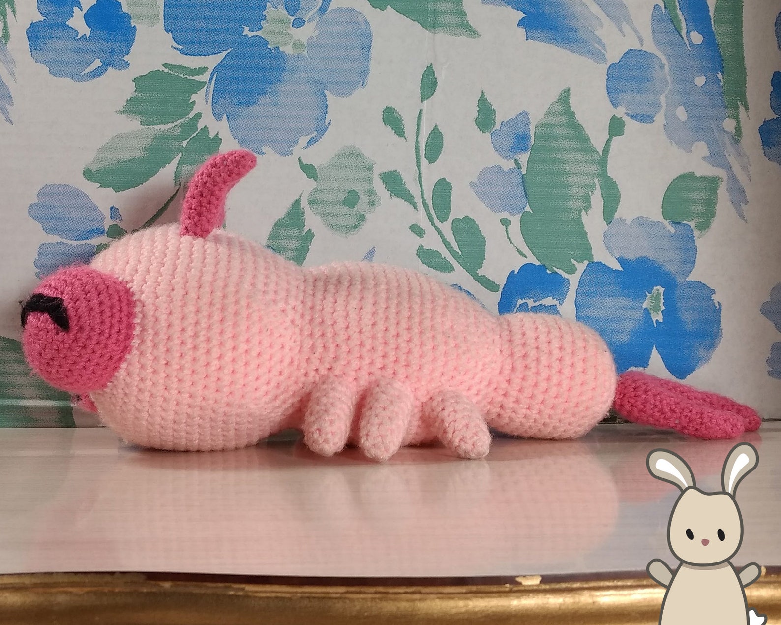 Pink Larva Crochet Pattern PDF - Etsy