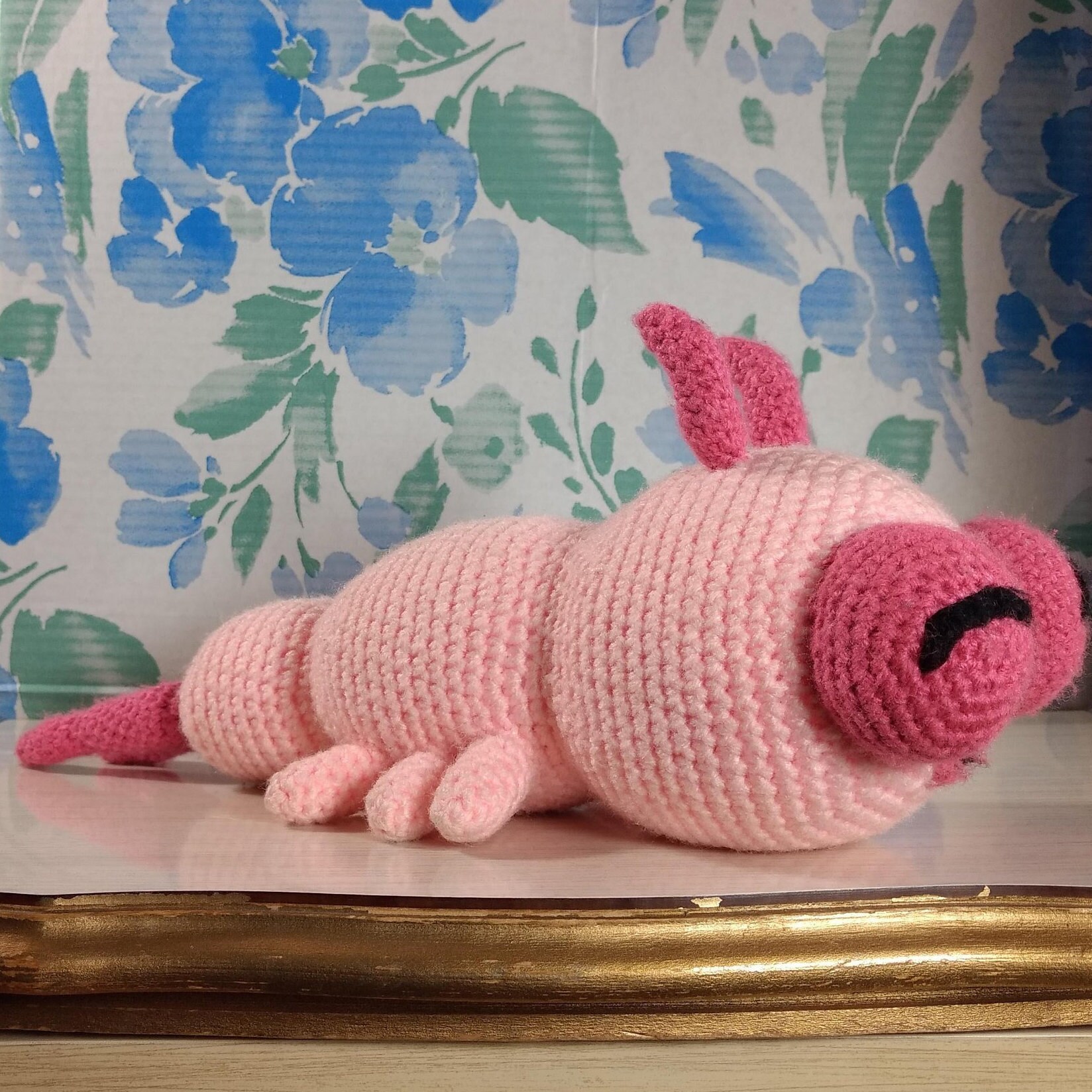 Pink Larva Crochet Pattern PDF - Etsy Australia