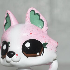 Littlest Pet Shop LPS Custom Strawberry Ice Cream Husky - Etsy