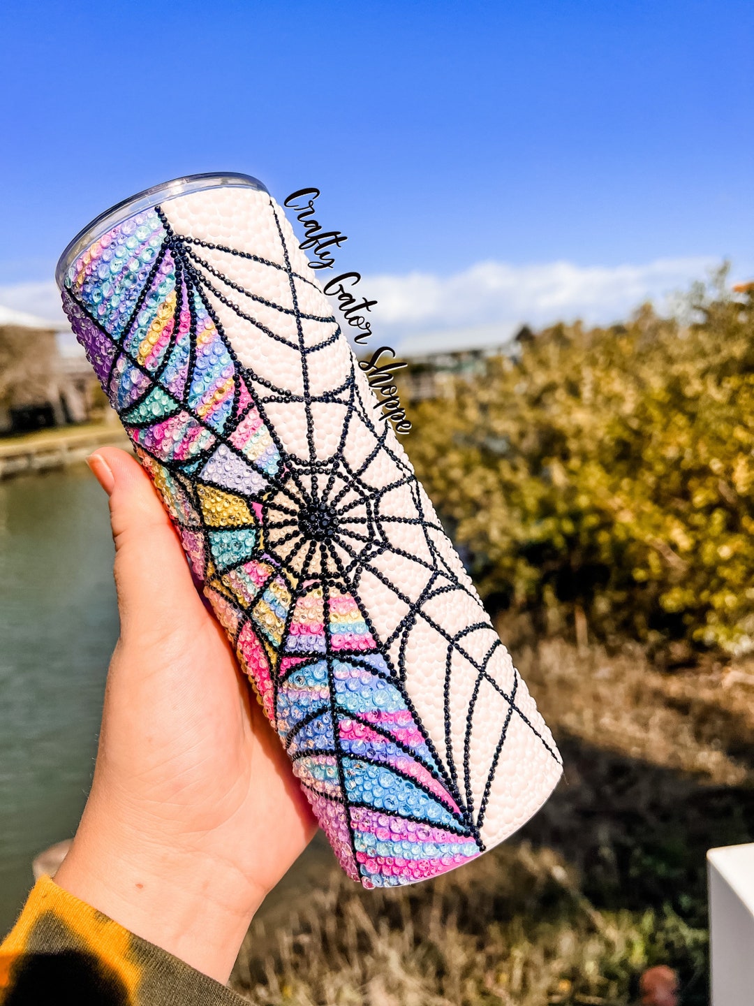 Wednesday Split Window Tumbler, Rhinestone Tumbler, Child of Woe ...