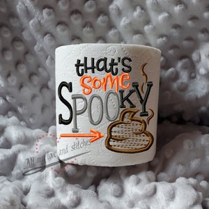 Halloween That's Some Spooky Poo Toilet Paper Gag Gift - Etsy