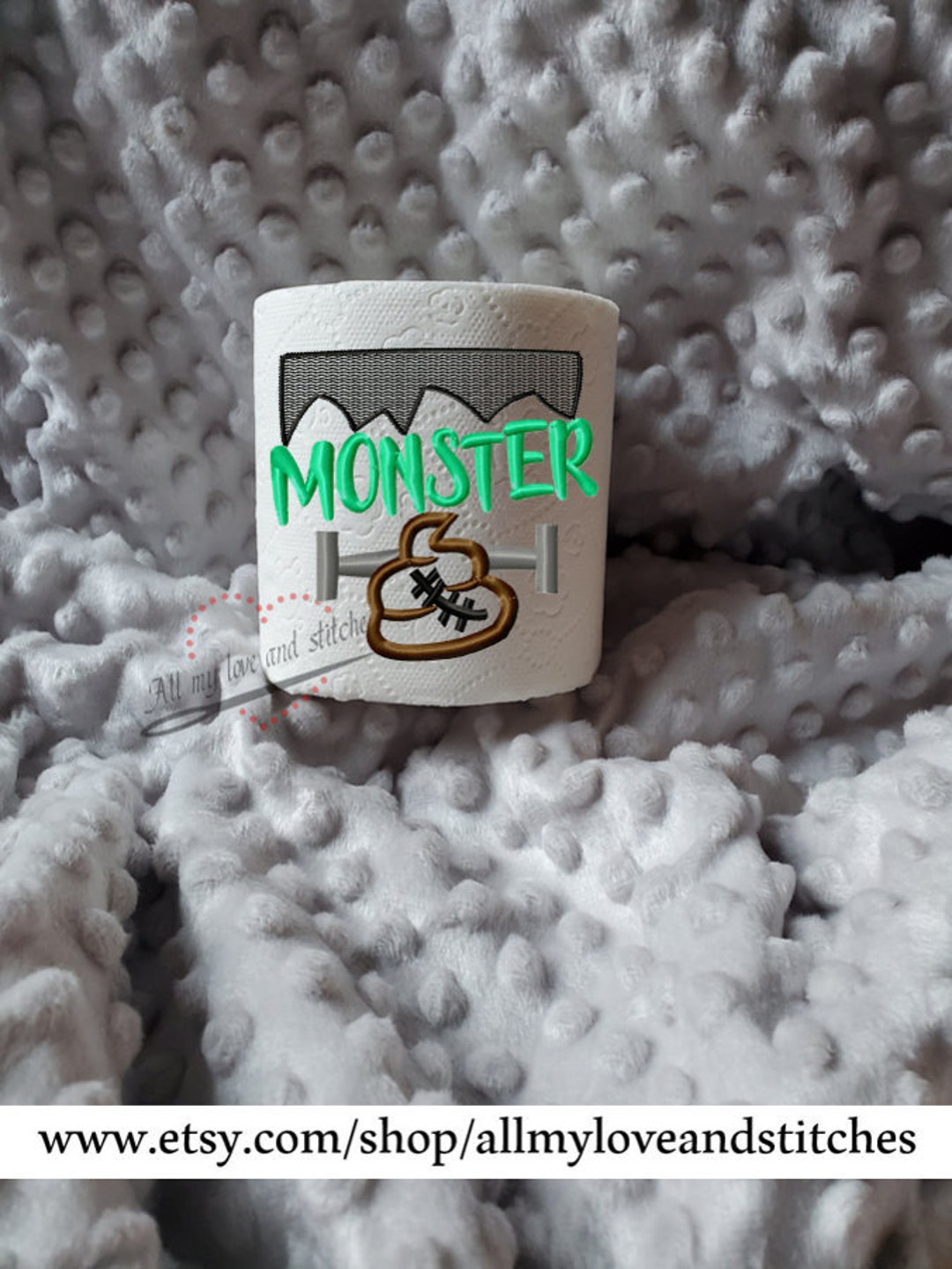 Halloween Monster Poo Toilet Paper, Gag Gift, White Elephant Gift ...
