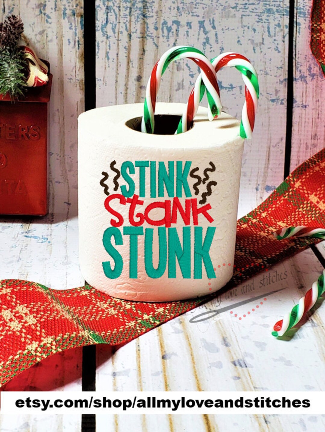 Stink Stank Stunk Toilet Paper, Gag Gift, White Elephant Gift, Secret ...