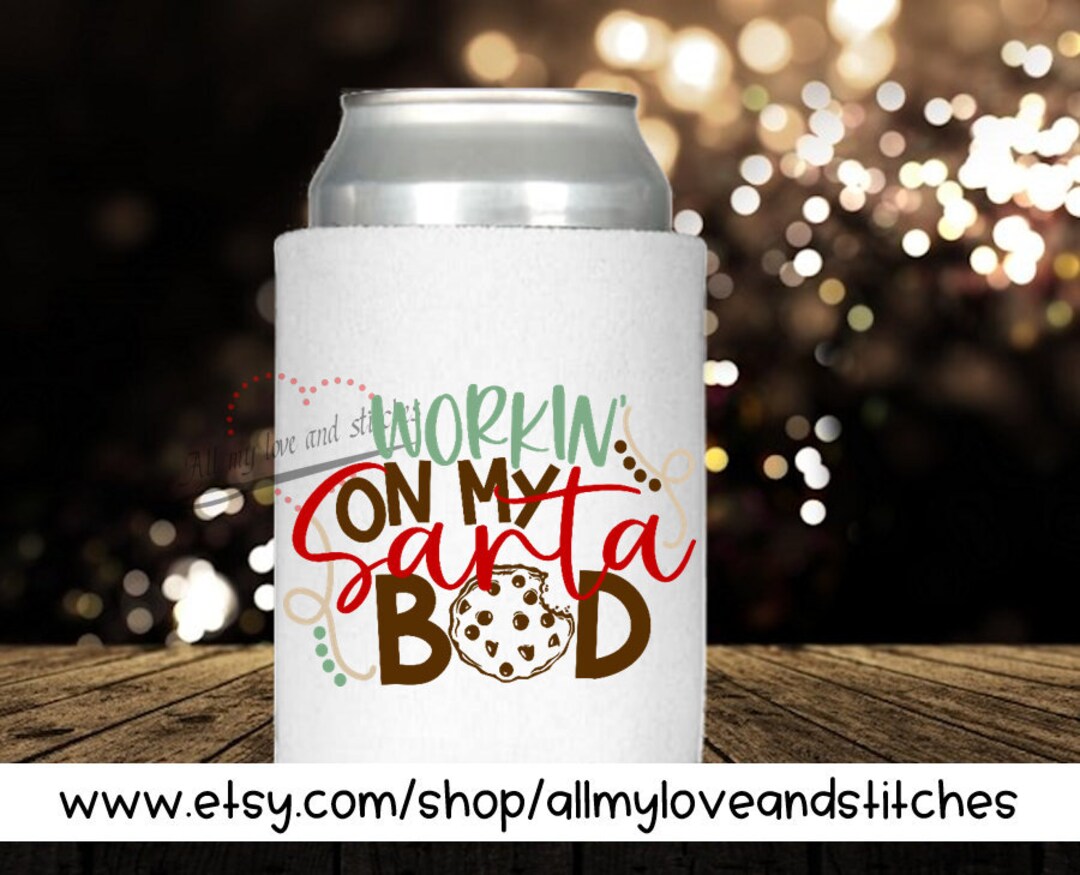 Working on My Santa Bod Beer Cooler Christmas Gift for Dad - Etsy