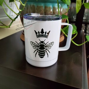 Queen Bee Custom Insulated Coffee Mug Insulated Travel Coffee - Etsy