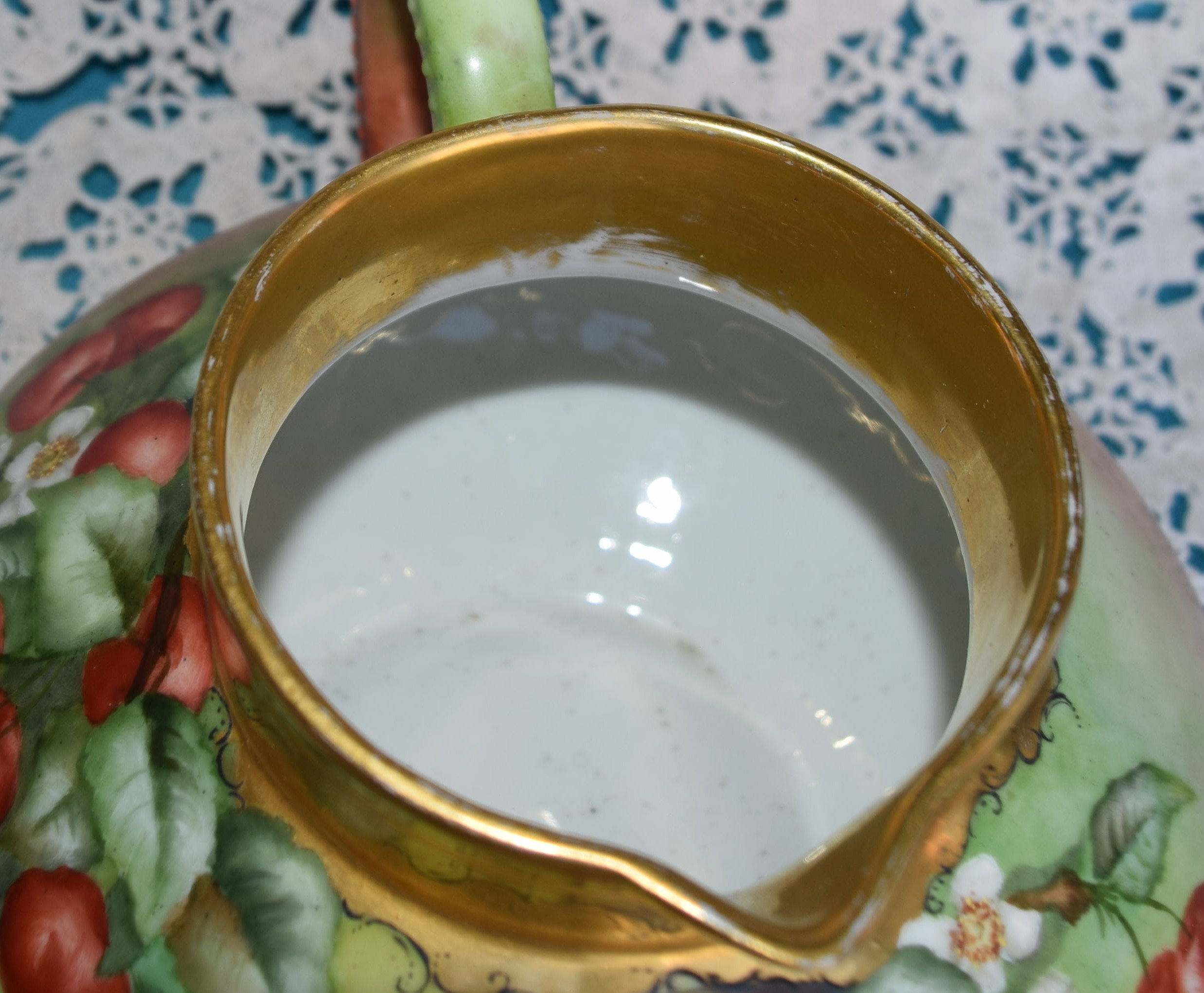 Antique Jean Pouyat Hand Painted Limoges Apple Cider Pitcher - Etsy UK