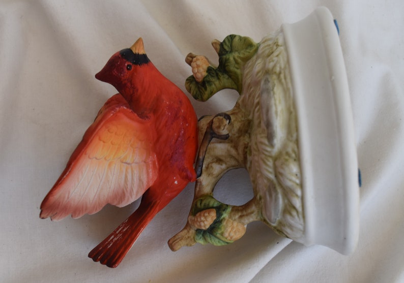 Vintage Gorham Porcelain Red Cardinal Music Box Collectibles - Etsy France