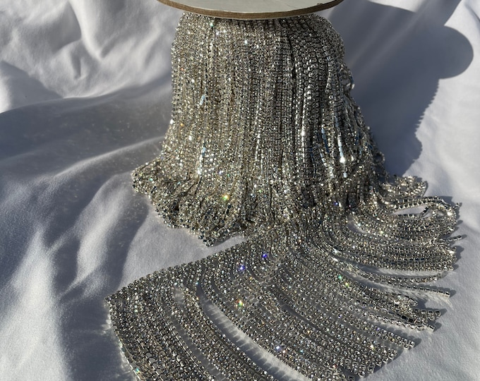 Rhinestone Trim - Etsy