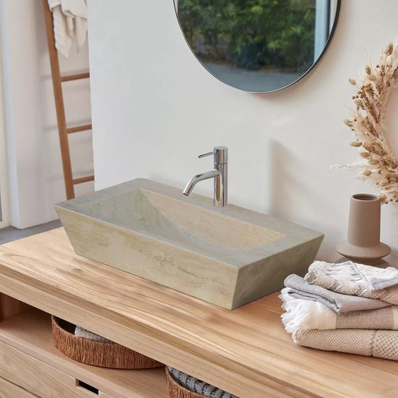 Travertine Farm Sink