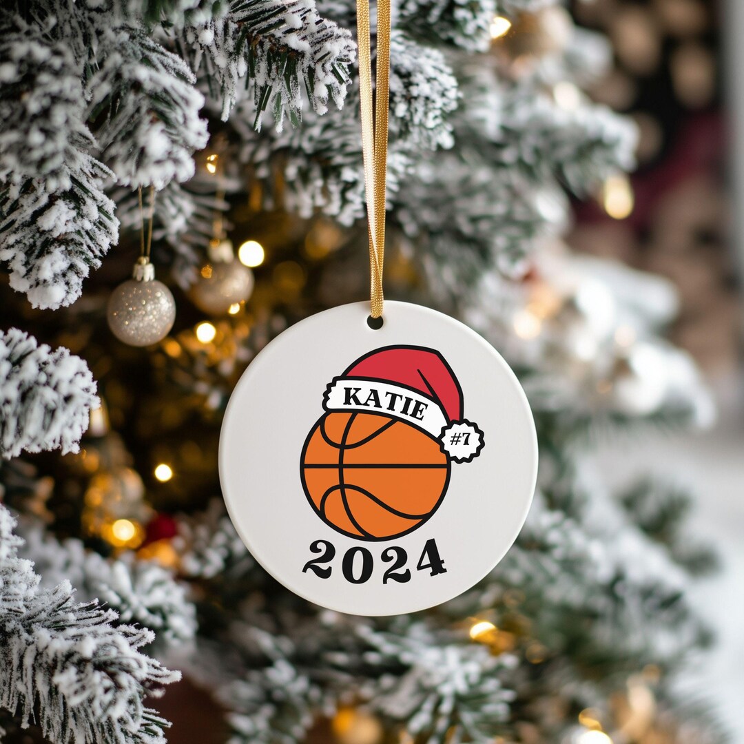 Basketball Ornament Basketball Christmas Ornament, Basketball Ornament ...
