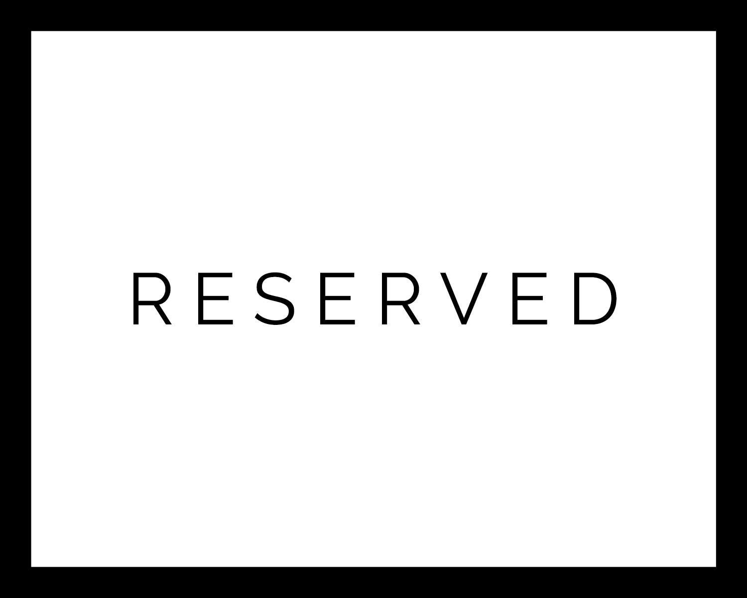 Elegant “reserved” Sign (10x8 In) – Instant Download, Digital File - Etsy