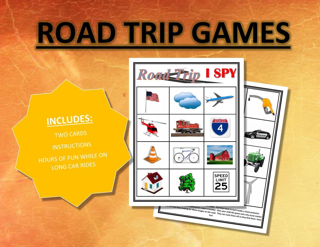 Road Trip I Spy - Etsy