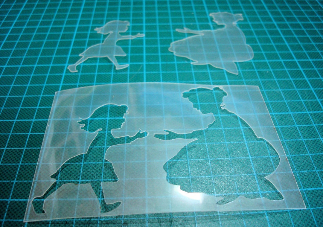Stencil Mother Daughter P0131 for Your Pages, Cards, Your Walls - Etsy