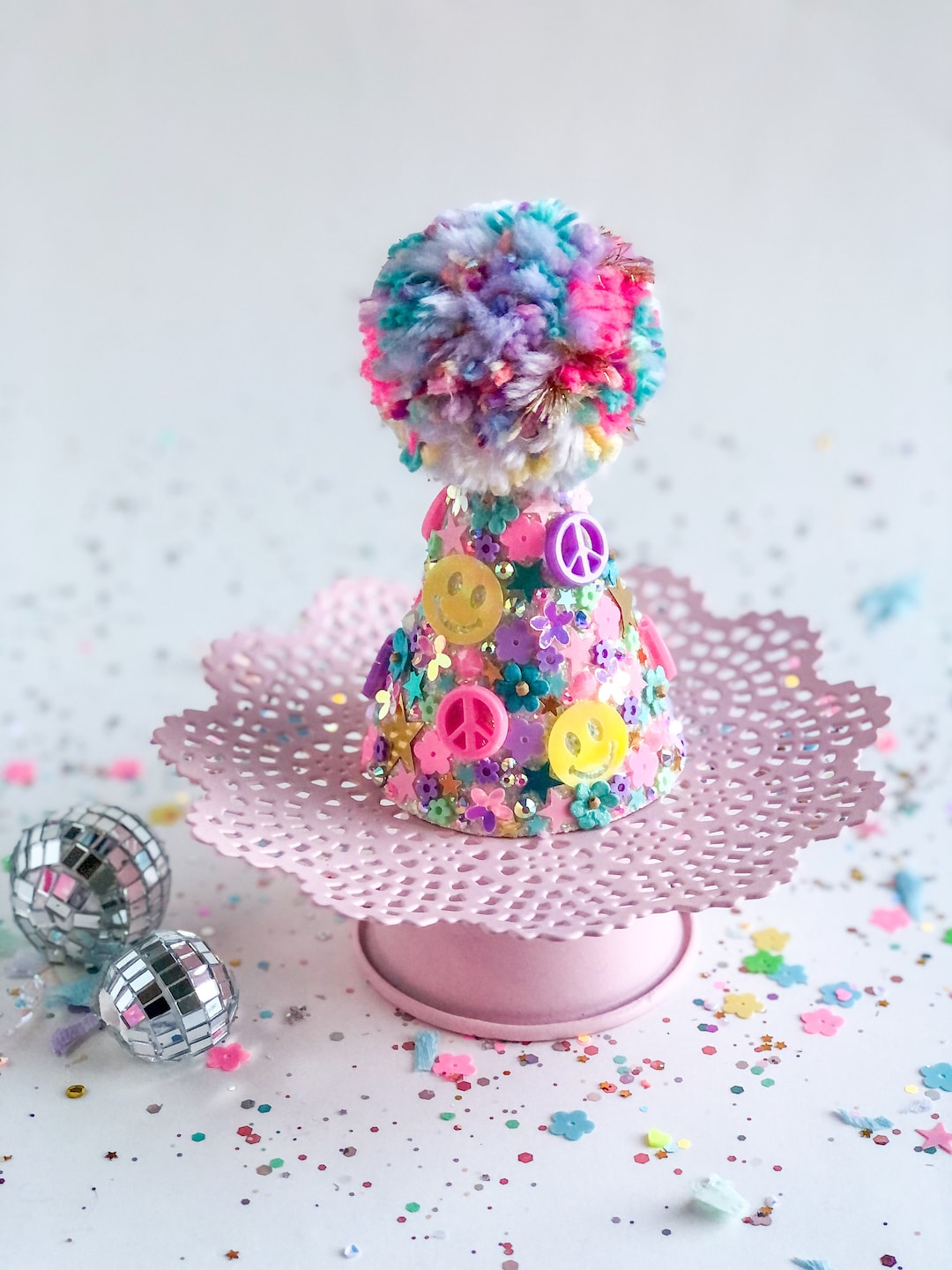 Embellished Party Hat | Birthday Accessories | Groovy Birthday | Party ...