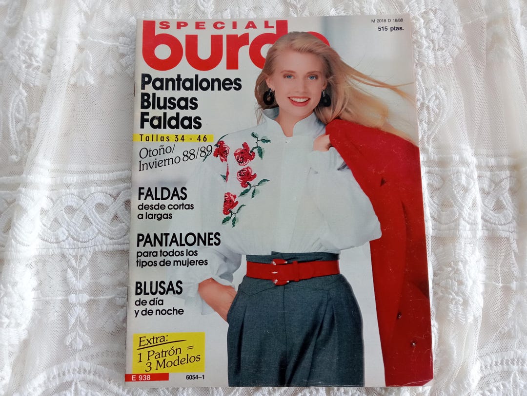 Burda Special Fall-winter 88/89, blouses, Skirts, Trousers, Burda ...
