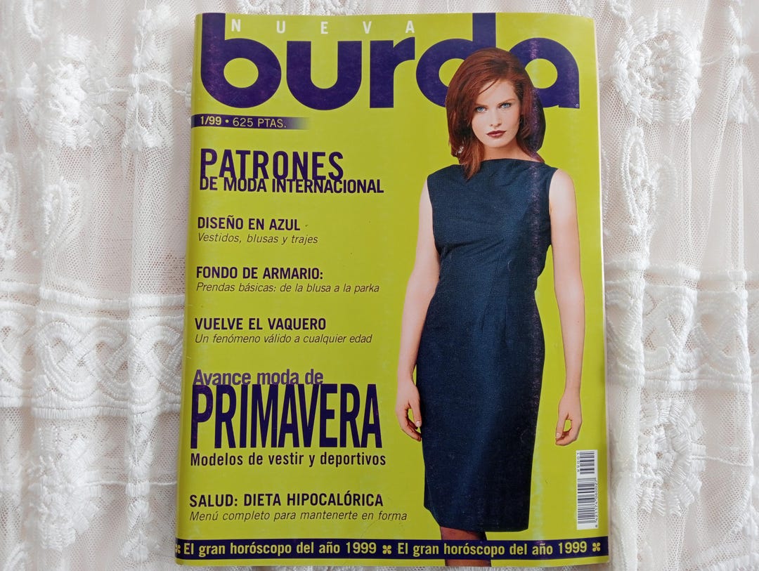 Burda Moden Magazine 1/99, Burda Magazine, Burda Patterns, Burda Sewing ...