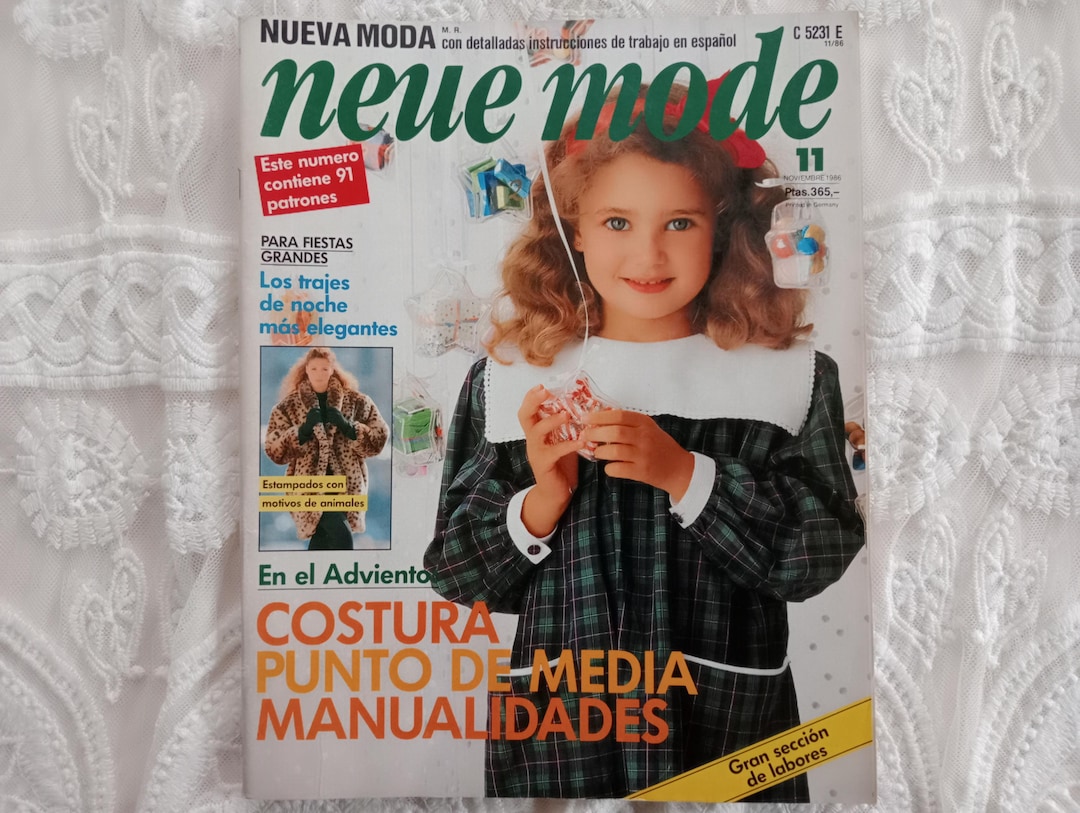 Neue Mode 11/86, Neue Mode Magazine, Neue Mode Fashion Magazine, Sewing ...