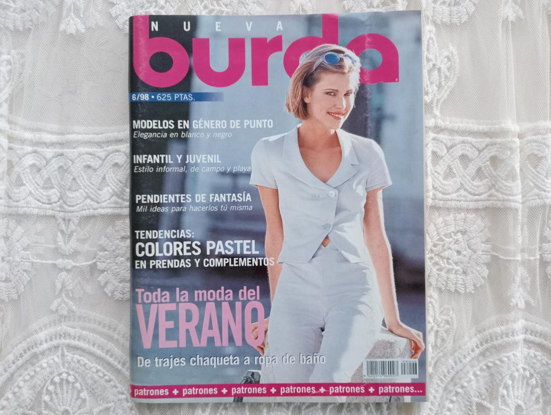 Burda Moden 6/98, Burda Magazine, Burda Fashion Magazine, Burda Moden ...