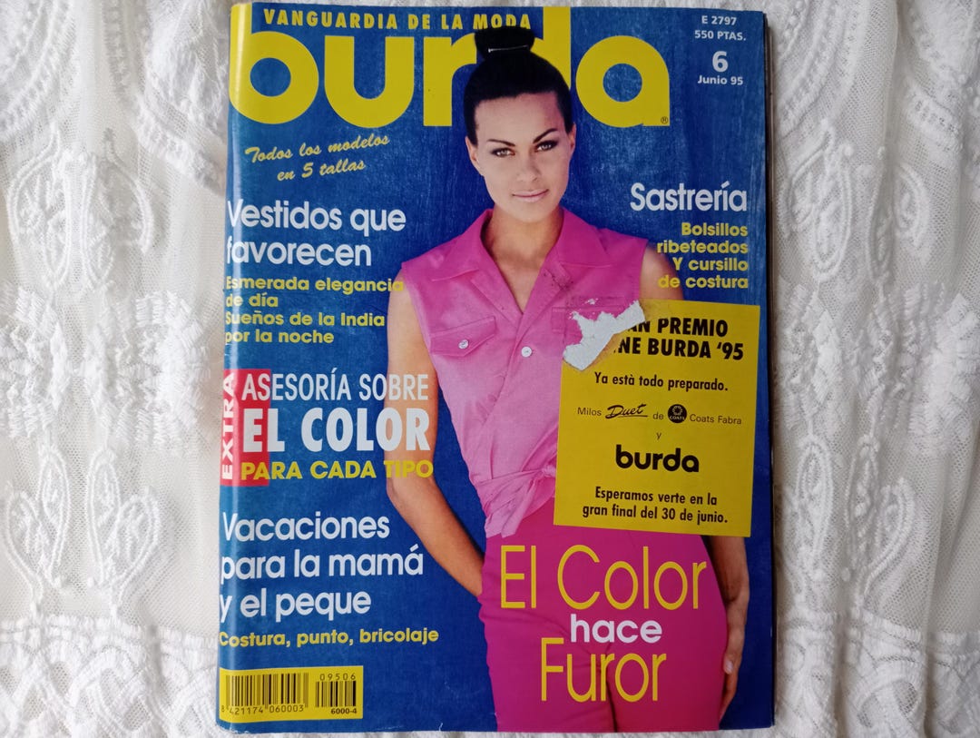 Burda Moden 6/95, Burda Magazine, Burda Fashion Magazine, Burda Moden ...