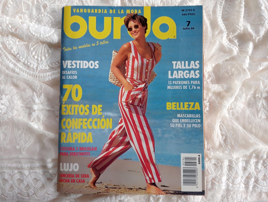 Burda Moden 7/94, Burda Magazine, Burda Fashion Magazine, Burda Moden ...
