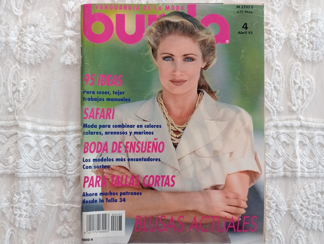 Burda Moden 4/93, Burda Magazine, Burda Fashion Magazine, Burda Moden ...
