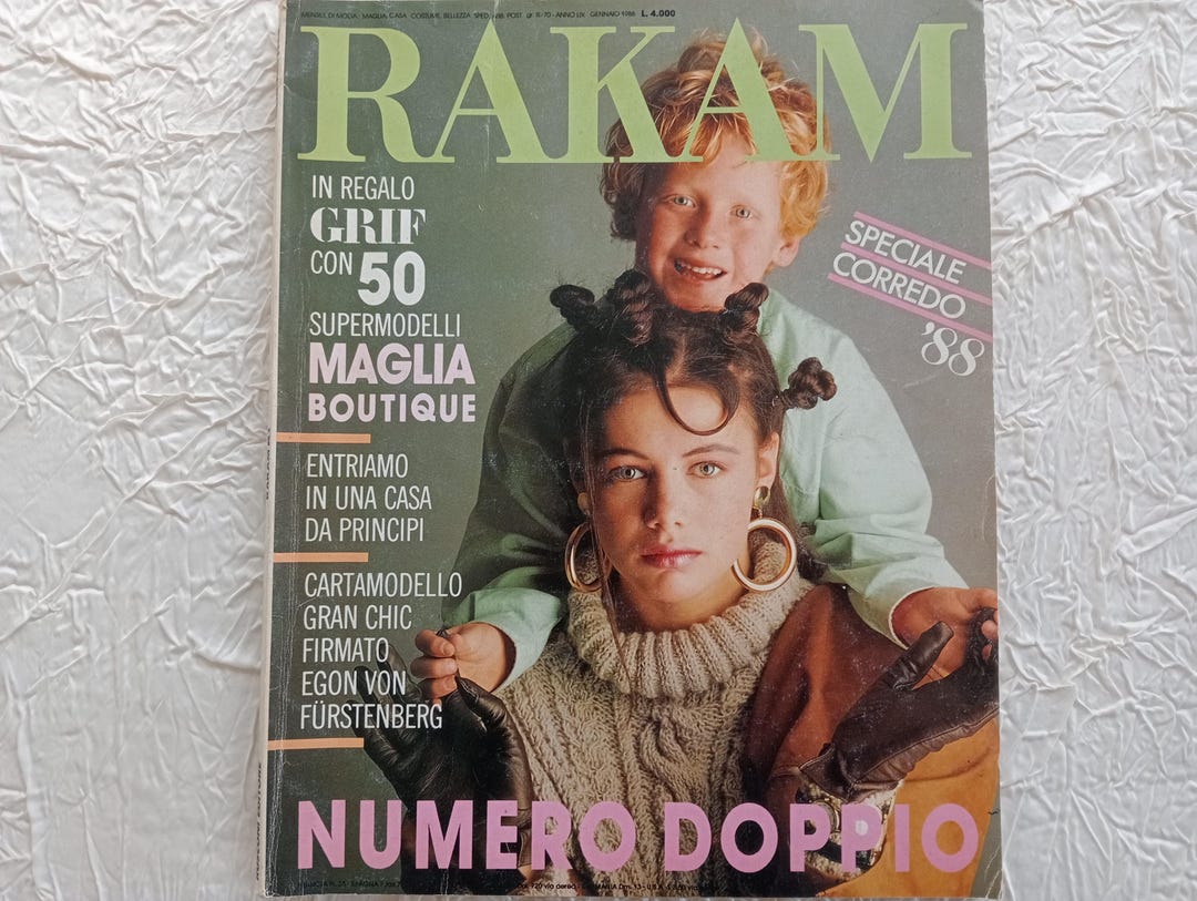 Magazine "rakam" Gennaio 1988 - Numero Doppio – Speciale Corredo’ 88 ...