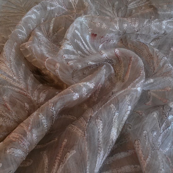 Embroidered Organza - Etsy