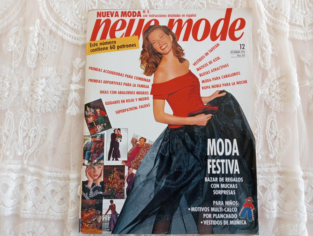 Neue Mode 12/92, Neue Mode Magazine, Neue Mode Fashion Magazine, Sewing ...