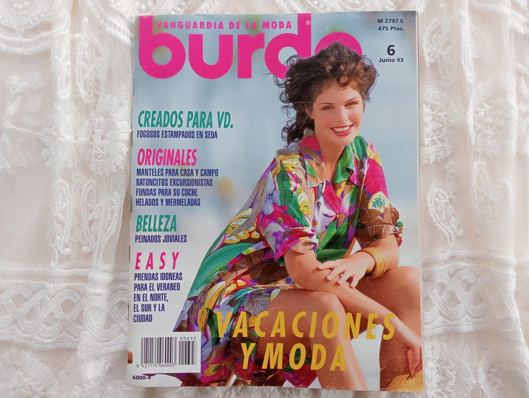 Burda Moden 6/93, Burda Magazine, Burda Fashion Magazine, Burda Moden ...