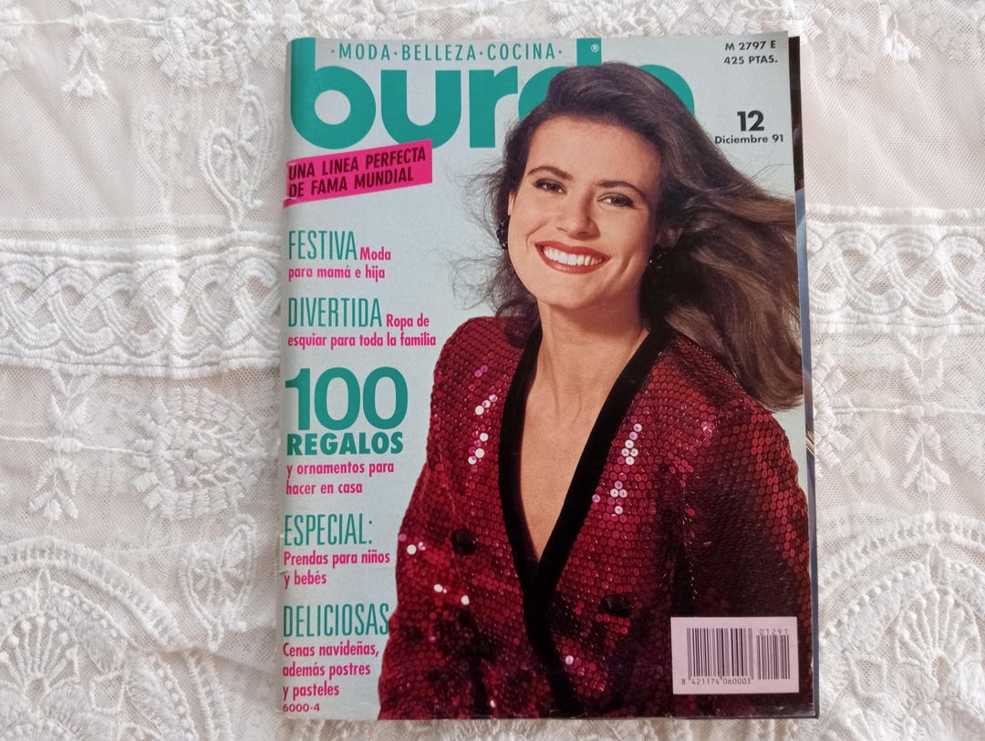 Burda Moden 12/91, Burda Magazine, Burda Fashion Magazine, Burda Moden ...