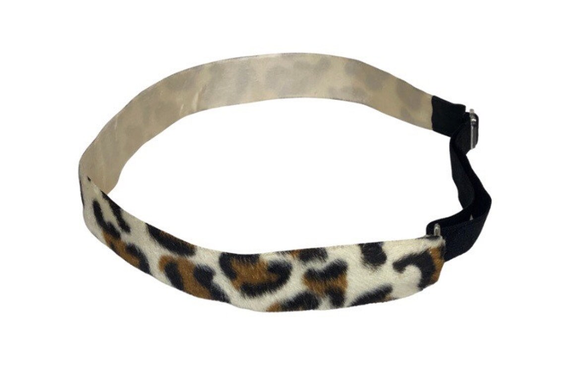Cheetah Print Adjustable Headband - Etsy