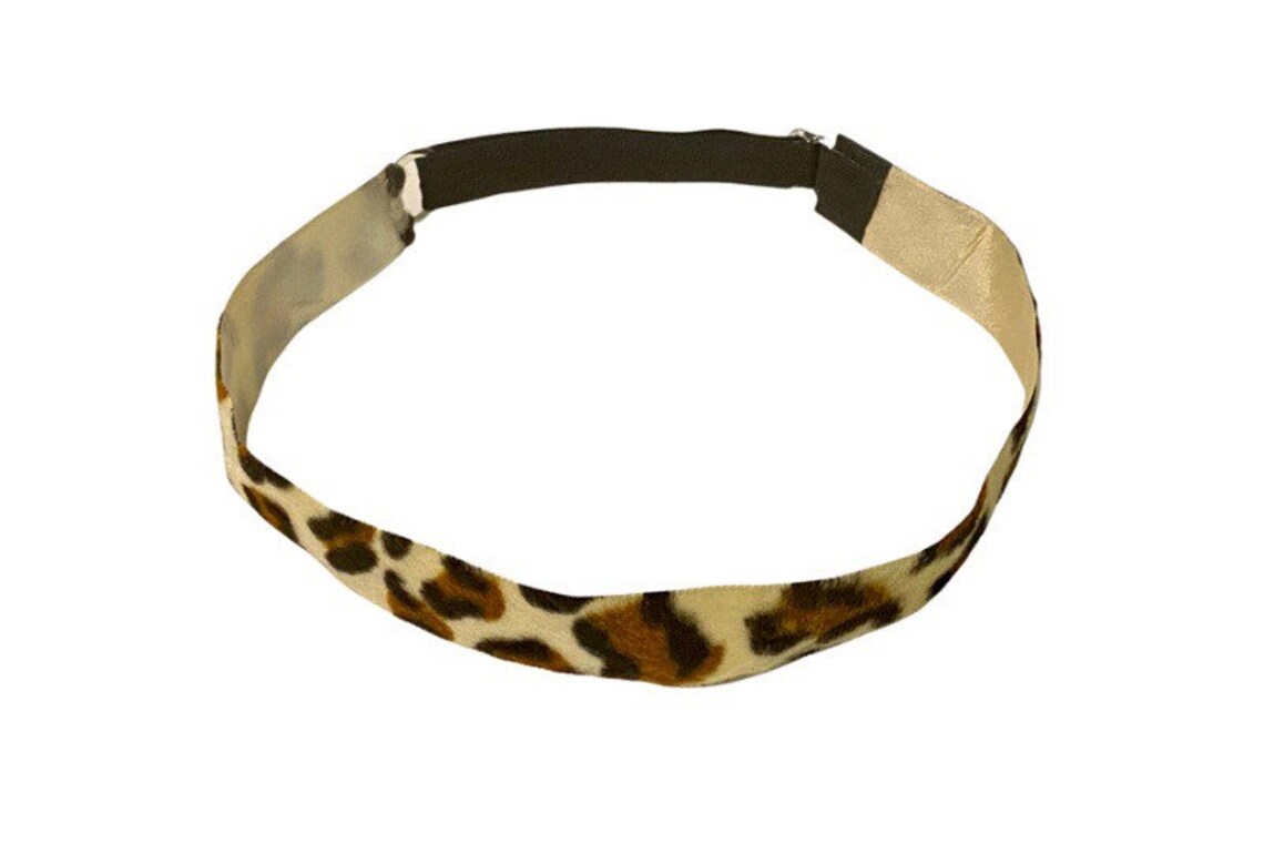 Cheetah Print Adjustable Headband - Etsy