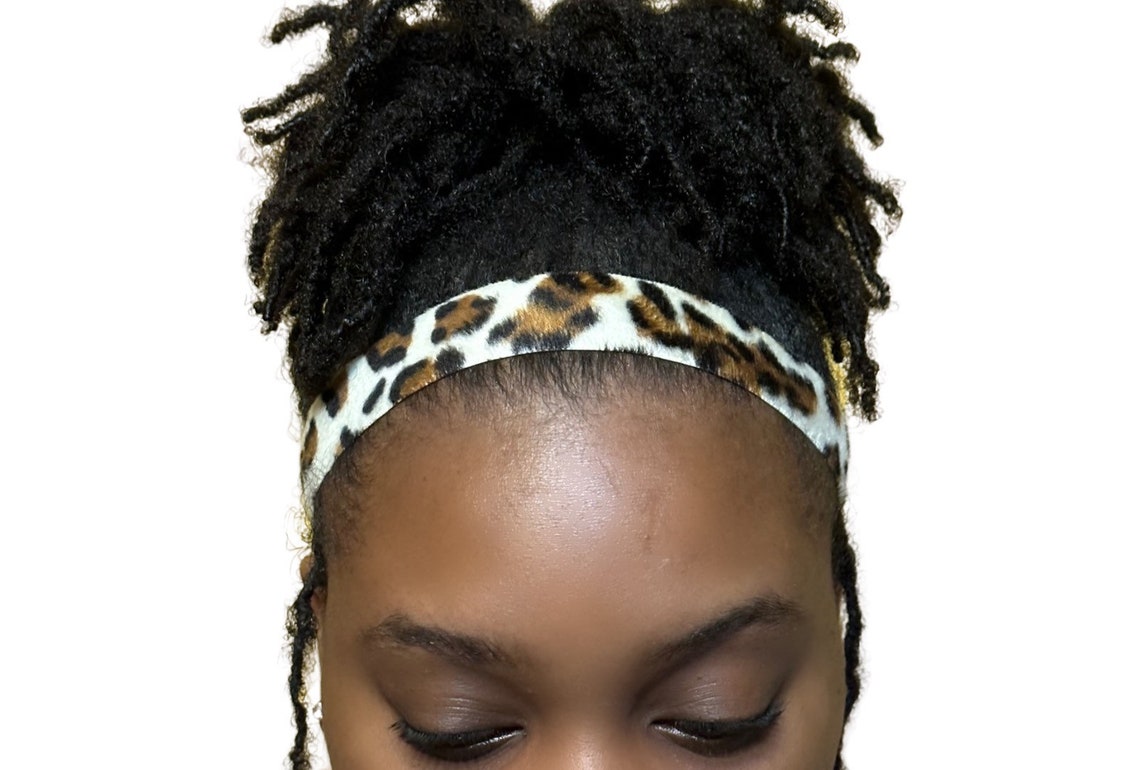 Cheetah Print Adjustable Headband - Etsy