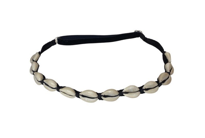Cowrie Shell Adjustable Headband Seashell Headband Natural - Etsy