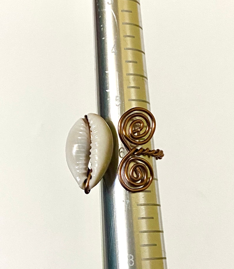 Cowrie Shell Copper Wire Ring - Size 6 - Etsy