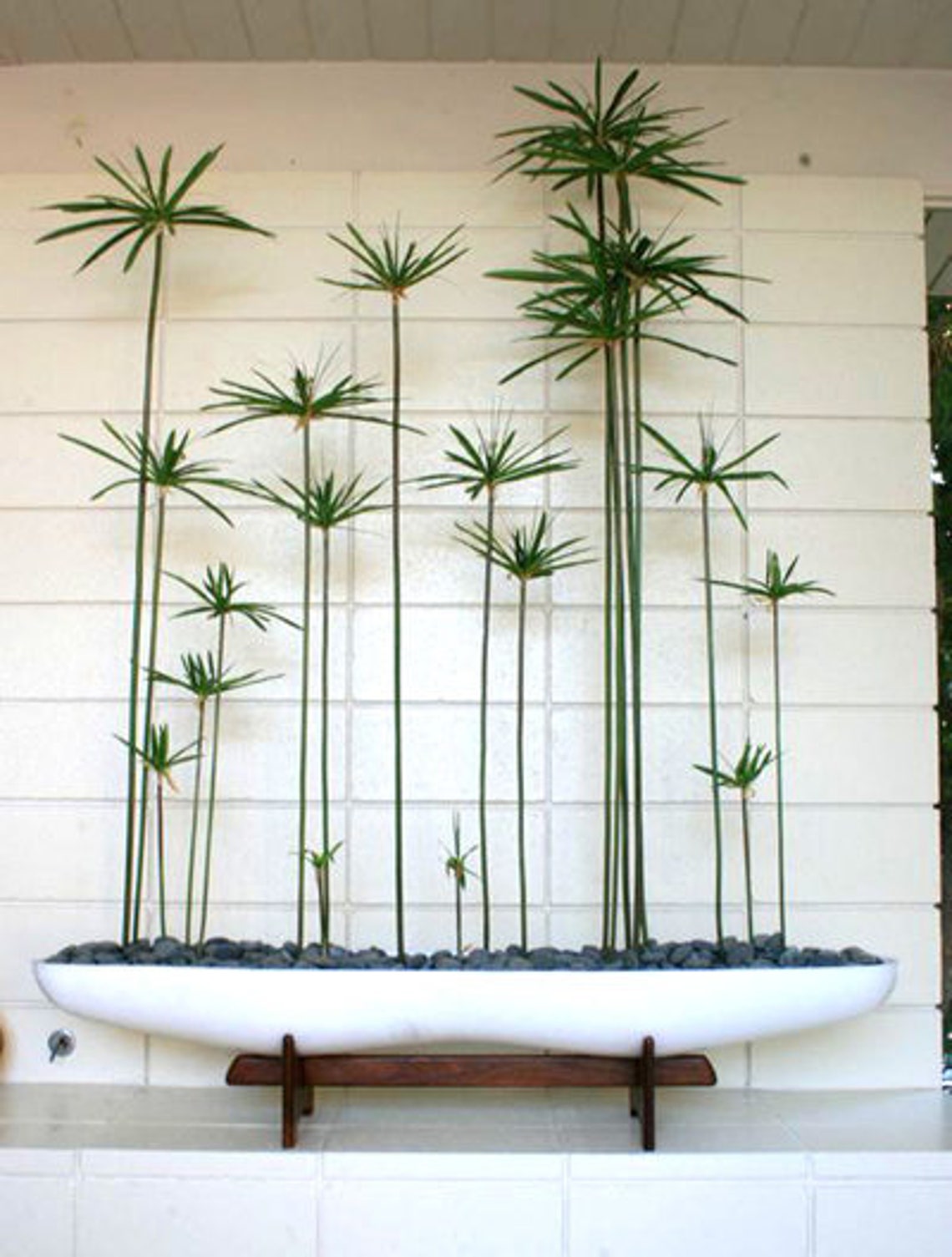 Architectural Pottery Mid Century Modern Style Peanut Planter Case ...