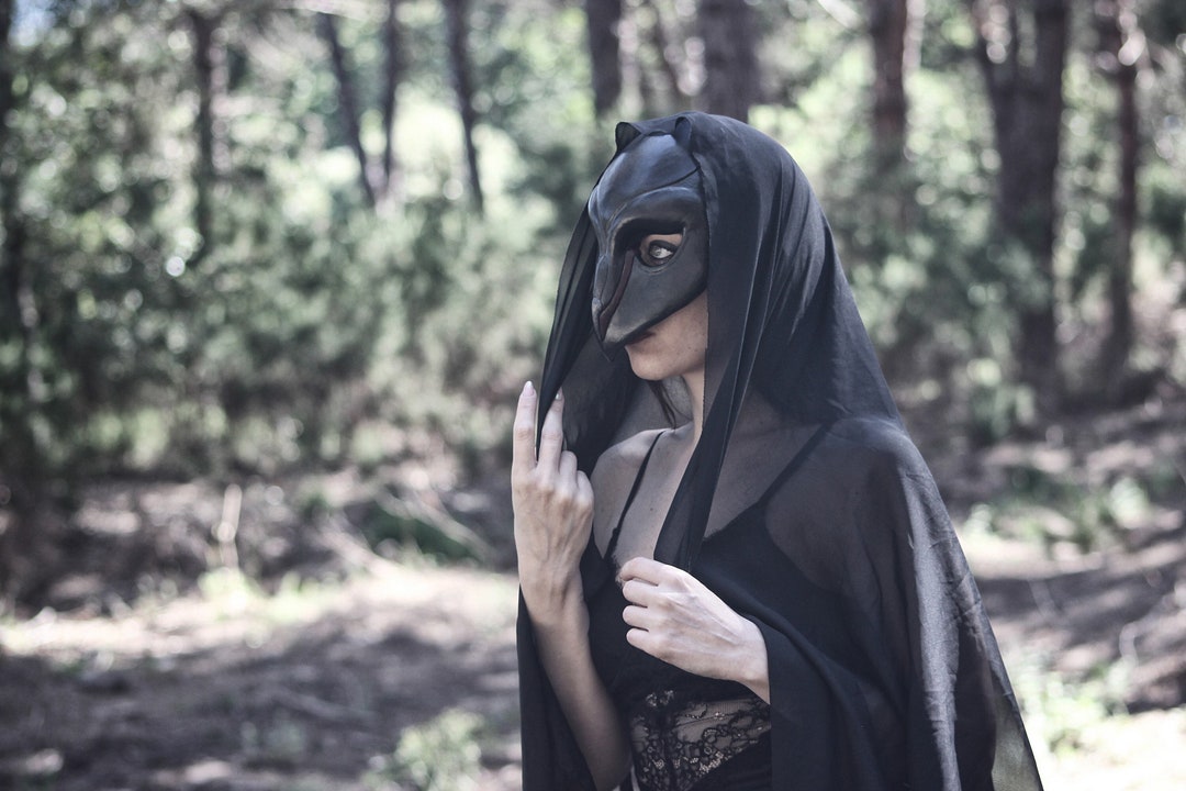 MADE TO ORDER Night Owl Mask, Witch, Vampire, Fairy, Goth, Masquerade ...