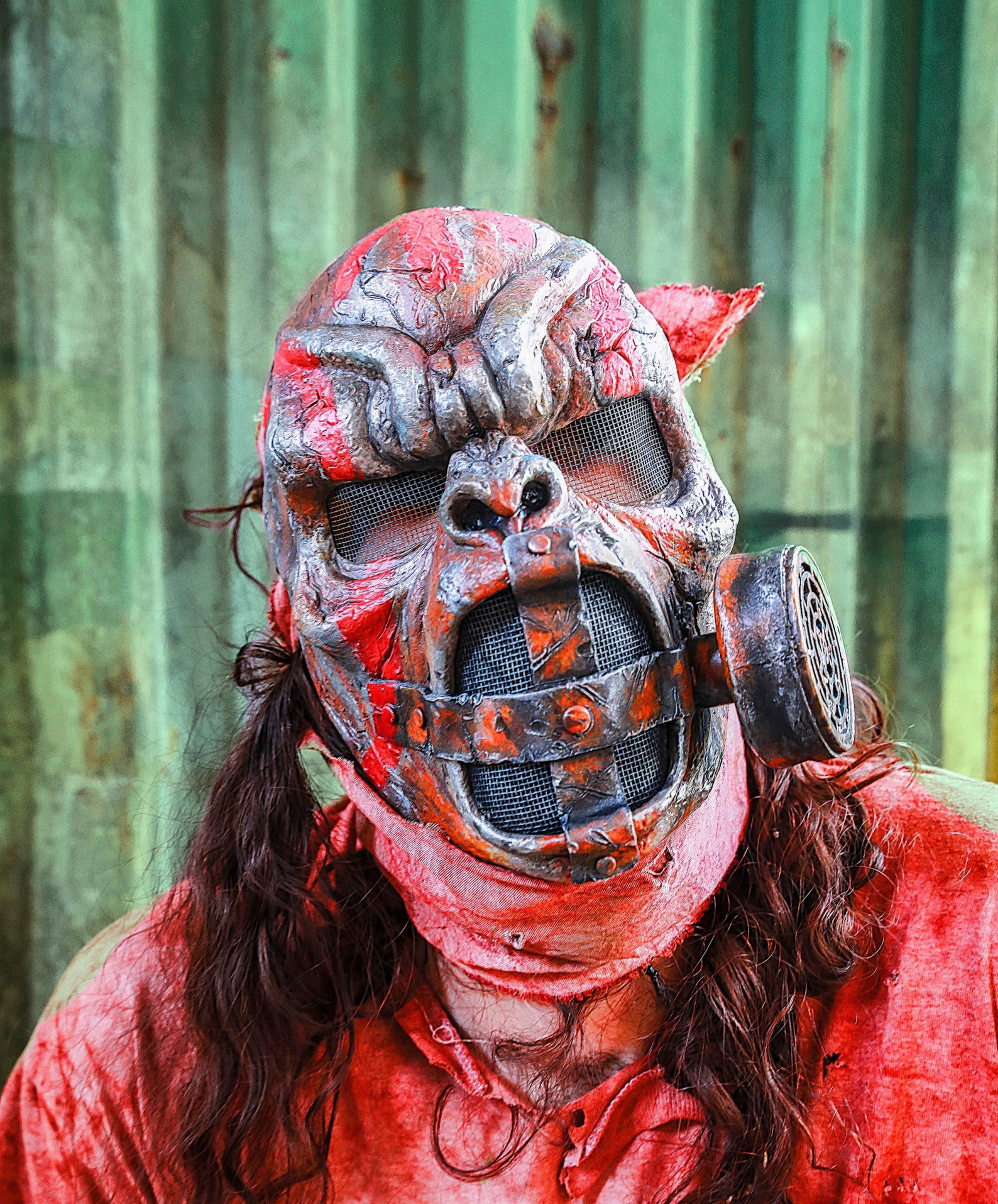 READY TO SHIP Mask, Brute, Ork, Postapocalyptic, Larp, Theatre Costume ...