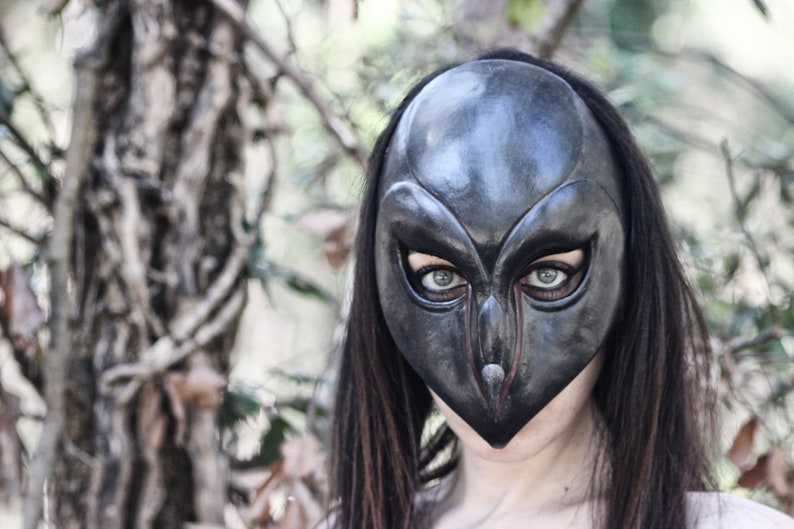 MADE TO ORDER Night Owl Mask, Witch, Vampire, Fairy, Goth, Masquerade ...