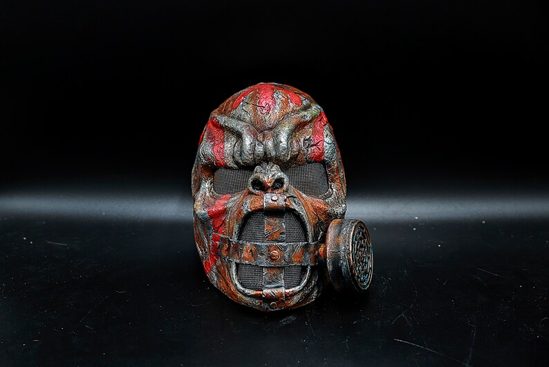 READY TO SHIP Mask, Brute, Ork, Postapocalyptic, Larp, Theatre Costume ...