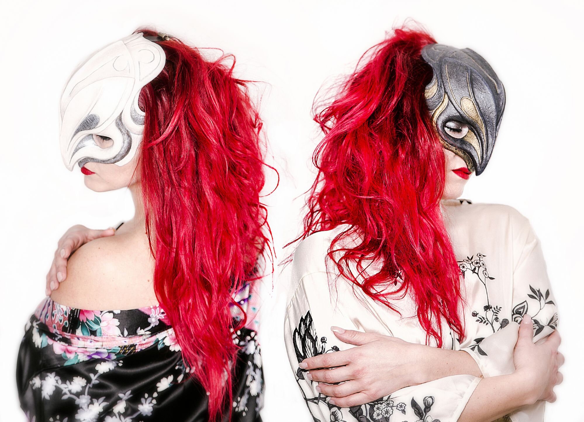 MADE TO ORDER Harpy Mask, Kunoichi, Ninja, Assassin, Barn Owl, Larp ...