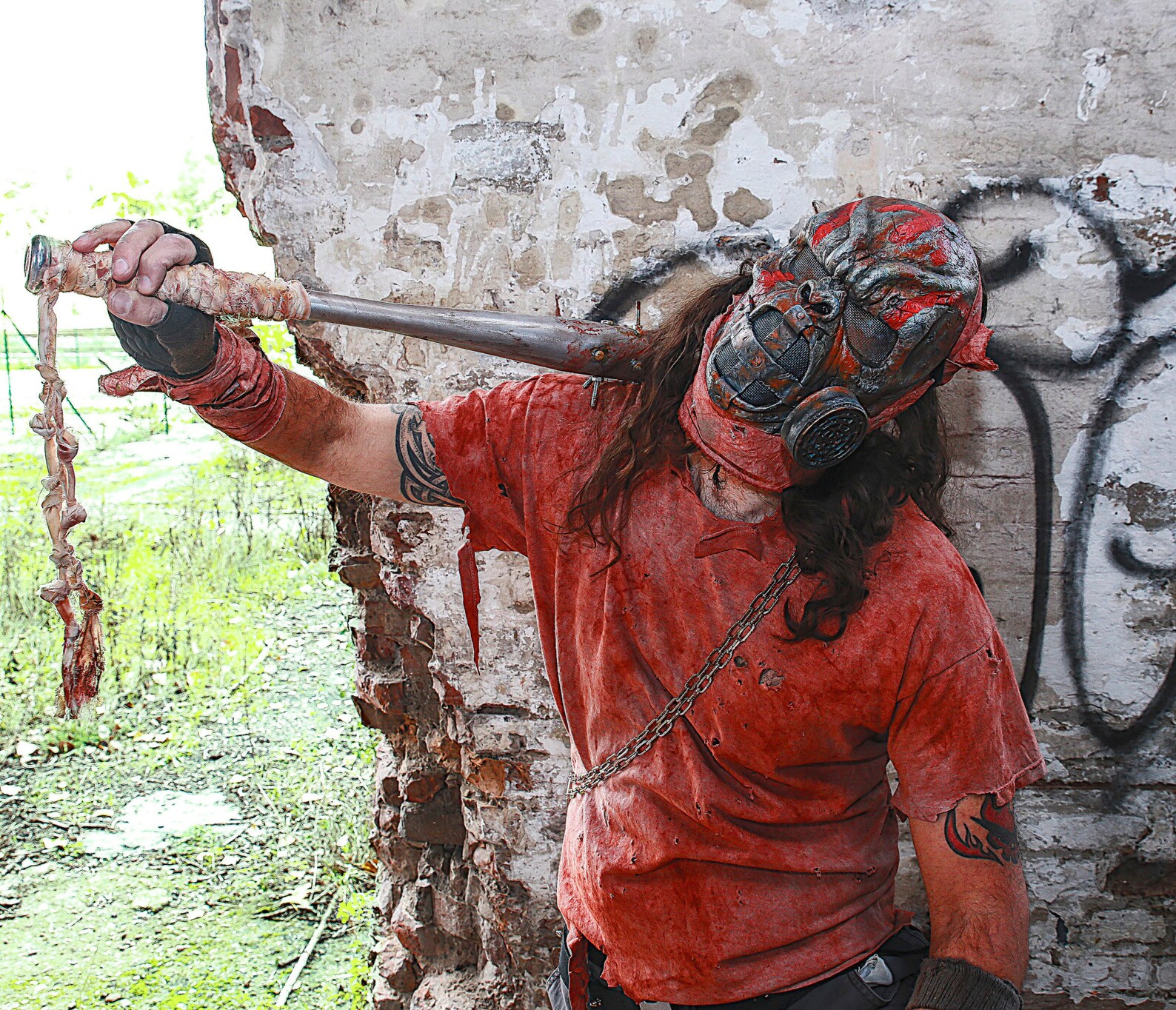 READY TO SHIP Mask, Brute, Ork, Postapocalyptic, Larp, Theatre Costume ...