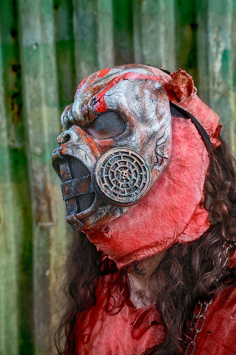 READY TO SHIP Mask, Brute, Ork, Postapocalyptic, Larp, Theatre Costume ...