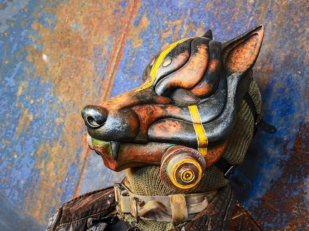 MADE TO ORDER Postapocalyptic Wolf Mask, Assault, Raider, Warrior, Army ...